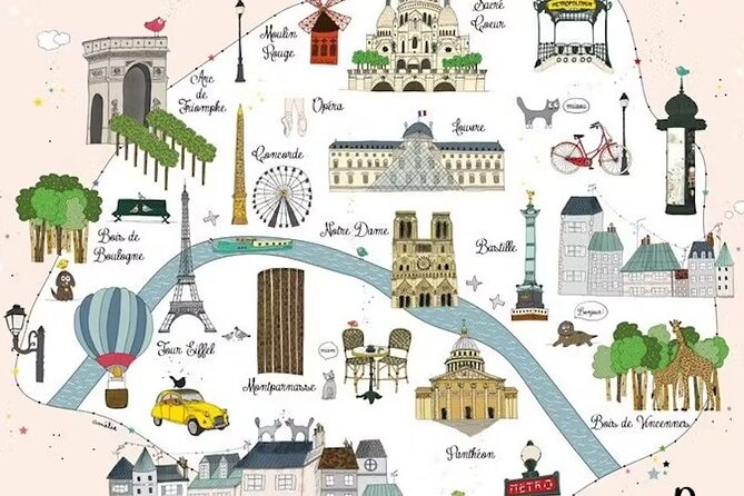 Paris Walking Tour , Historical Sites . - Accessibility and Health Recommendations