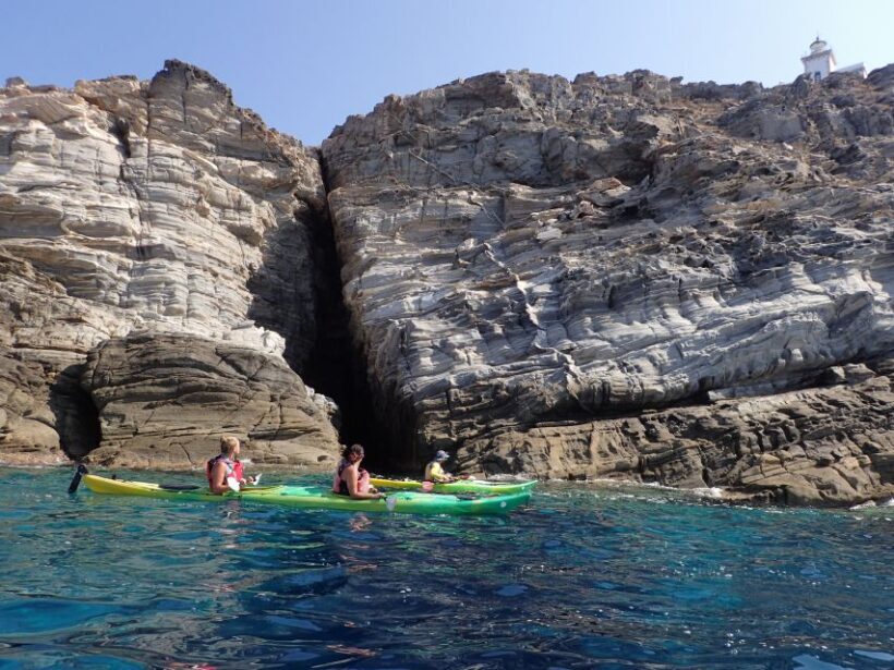 Paros: Sea Kayak Trip with Snorkeling and Snack or Picnic - Key Points