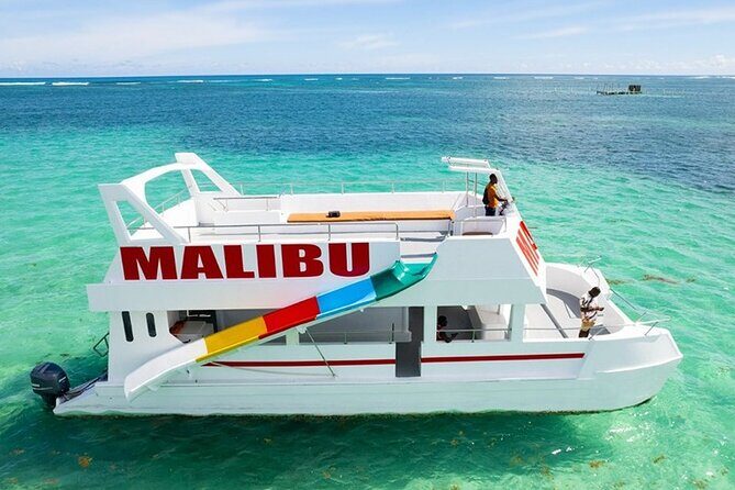 Party boat with open bar and snack including - The Sum Up