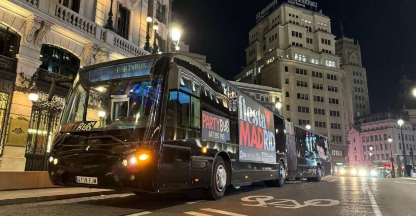 Partybus Madrid - The itinerary and stops