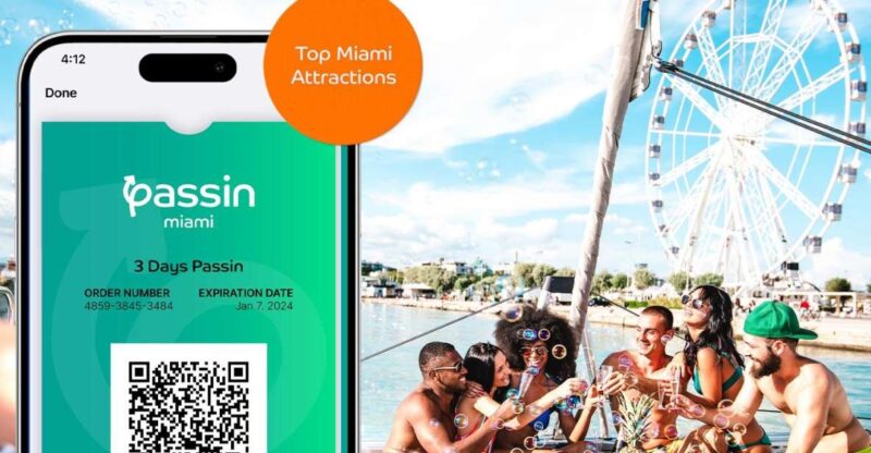 Passin Miami: 30+ Attractions, eSIM & 1-Way Airport Transfer - Key Points