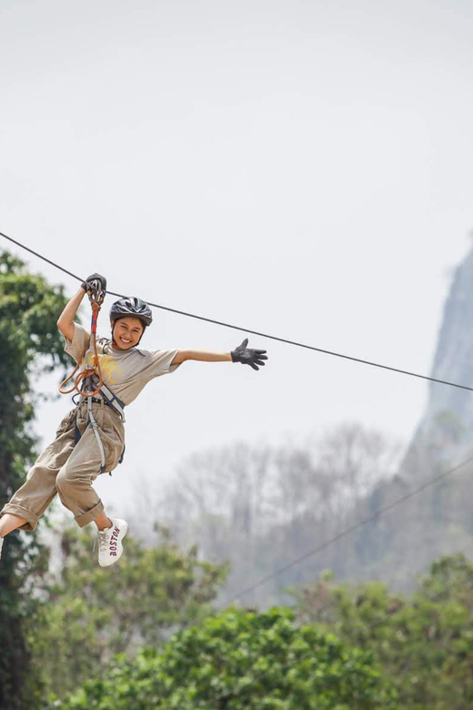 Pattaya: Zipline Adventure with 25 Platforms w/ Kids Option - Key Points