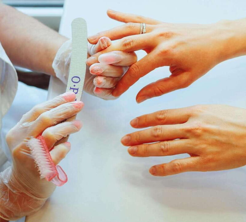 Pedicure Manicure With Nail Polish Home Services - Key Points