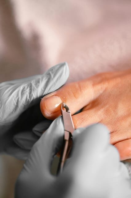Pedicure treatments and foot and nail care. - Key Points