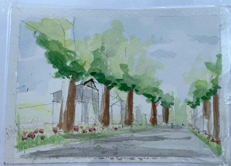 Père Lachaise Cemetery Watercolor Postcard Workshop in Paris - Key Points