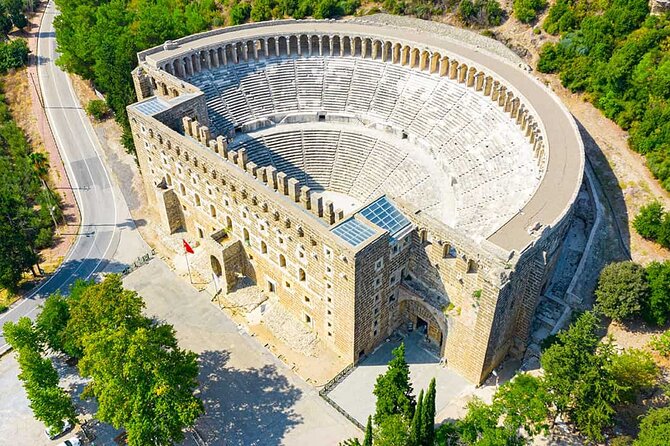 Perge, Aspendos, Side and Waterfall Full Day Tour - Perge: Uncovering Ancient Splendor