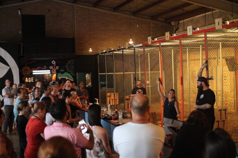 Perth: Lumber Punks Axe Throwing Experience - Who Will Love This?