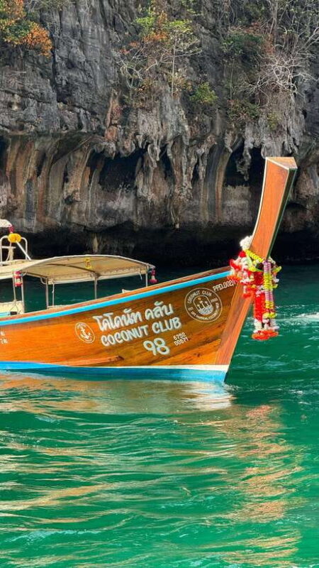 phi phi island : Luxury Private Wooden Boat Rental - The Value and Pricing