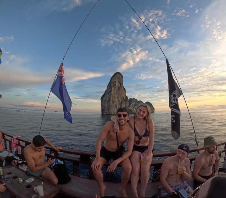 Phi Phi: Pirate Boat with Snorkeling, Kayaking, and Sunset - Starting Point and Timing