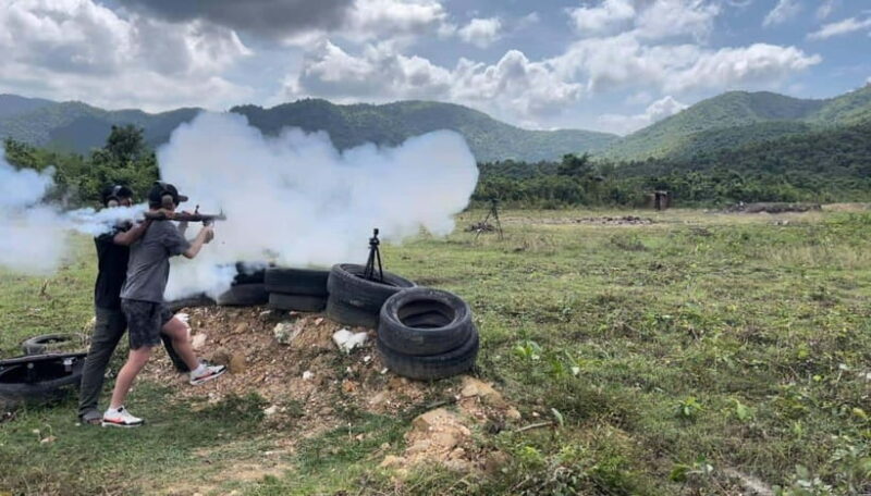 Phnom Penh Shooting Range Video Service with Hotel Pickup - Extra Services: Video and Photography