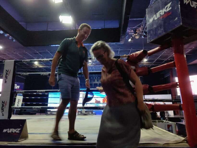 Phnom Penh:Kun Khmer Kickboxing Match at National TV Stadium - Photo Opportunities and Ring Fun