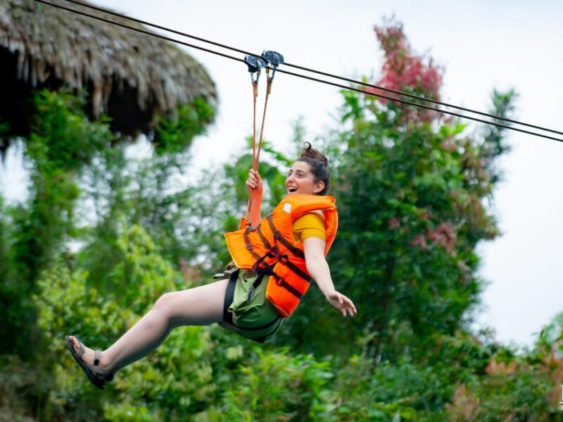 Phong Nha/Dong Hoi: Paradise Cave and Zipline in Dark Cave - What’s Not to Love?