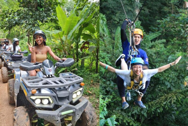 Phuket ATV Bike with ZipLine Adventure Tours - Key Points