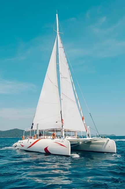 PHUKET: Catamaran CORAL+RACHA with Waterslide&Lunch&transfer - A Smooth Start: Pickup and Departure