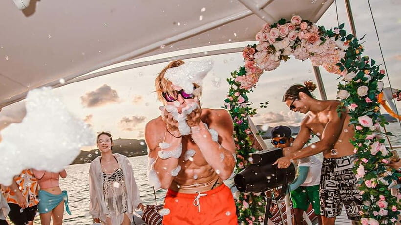 Phuket: Coral & Racha Sunset Luxury Catamaran Party Cruise - What to Expect at Each Stop