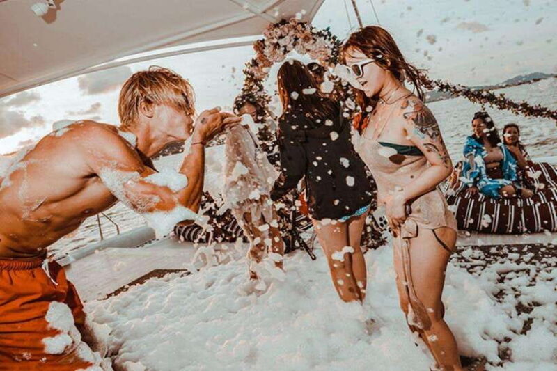 Phuket: Coral & Racha Sunset Luxury Catamaran Party Cruise - Key Points