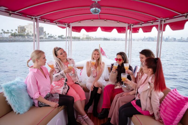 Pink Private Boat Cruise in San Diego! Bachelorette Birthday - The Experience Value
