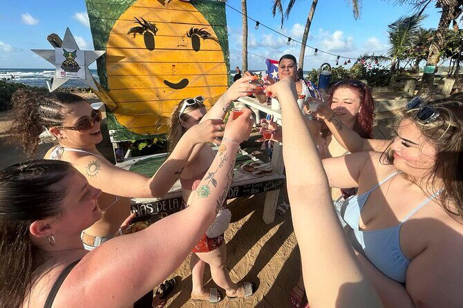 Pinones Bar Hopping Beach Food Tour & Caguas River Hidden Gem - The Itinerary in Detail