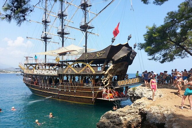 Pirates Boat Trip with optional Pick Up - Drop Off from Antalya - What’s Included & What’s Not