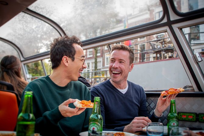 Pizza Cruise in Amsterdam Including Drinks and Ice Cream - What to Expect During the 75-Minute Canal Journey