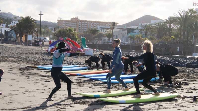 Playa de Las Americas: Surfing Group Lesson with equipment - An Introduction to Playa de Las Americas Surf Experience