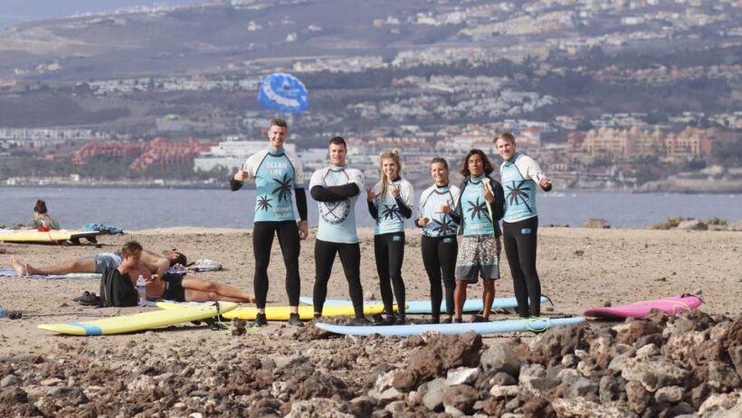 Playa de Las Americas: Surfing Group Lesson with equipment - Meeting Points, Timing, and Group Sizes