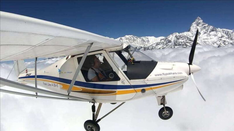 Pokhara Ultralight: AIR TREKK of the Himalayas (90 minutes) - Key Points