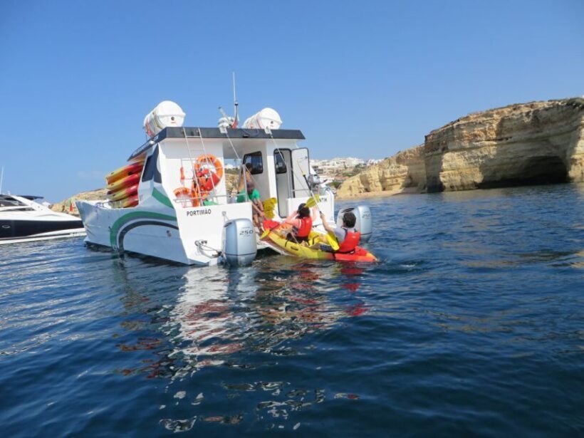 Portimão: Private Benagil Caves Catamaran and Kayak Tour - The Sum Up