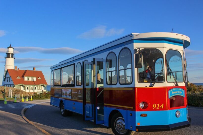 Portland: Trolley City Tour with Portland Head Light Stop - The Itinerary in Detail