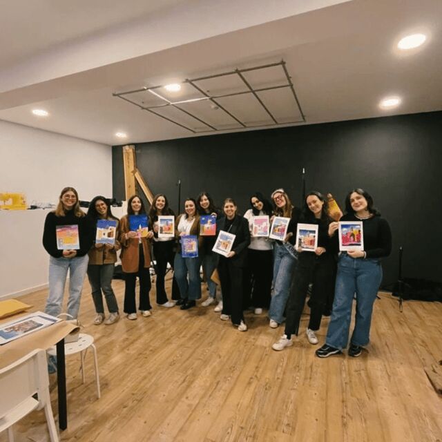 Porto: Acrylic Painting Workshop for Groups - Antero Quental - FAQ