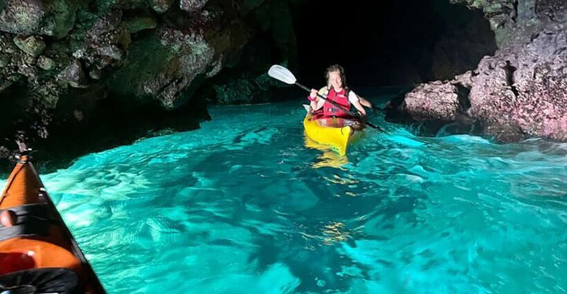 Porto Selvaggio kayak tour + cliff diving + cold springs - The Value and the Experience