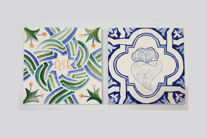 Porto Tile Painting Workshop in Artist Studio - Included Activities and Materials