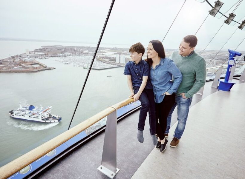 Portsmouth: Spinnaker Tower Ticket - Open-Air Sky Garden at 110 Meters