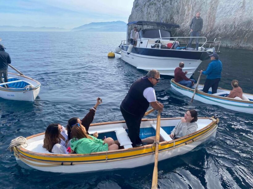 Positano: Capri and Blue Grotto Shared Boat Tour with Drinks - Practical Tips for Travelers