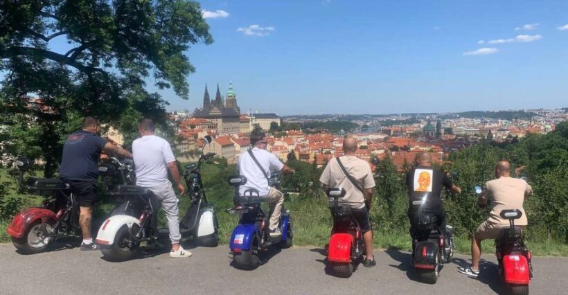 Prague 3 Hours Grand Fat-tire E-scooter Tour - Overview of the Experience