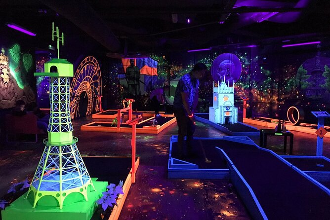Prague Black Light Mini Golf Admission Ticket - Guest Reviews and Experiences