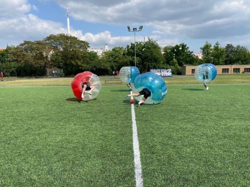 Prague: Bubbles football - Zorb Football in centrum - Key Points