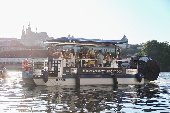 Prague Cycle Boat - The Swimming Beer Bike - Ideal for Celebrations, Parties, and Team-Building Events