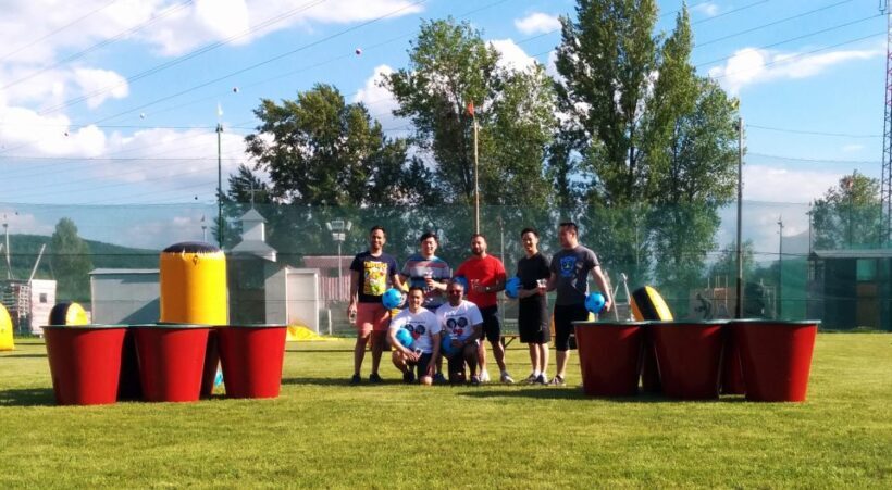 Prague : Giant Foot Darts and Giant Beer Pong Game - The Experience in Detail