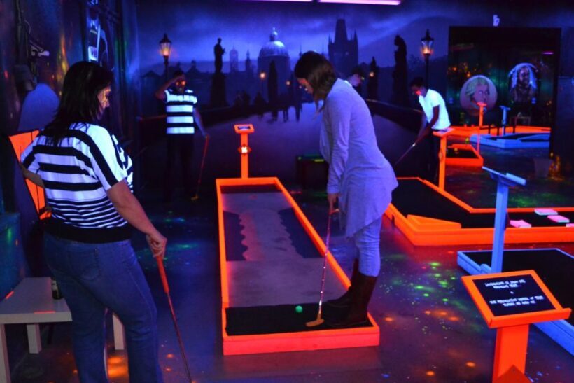 Prague: Glow Golf Mini Golf Game by UV Light - FAQ