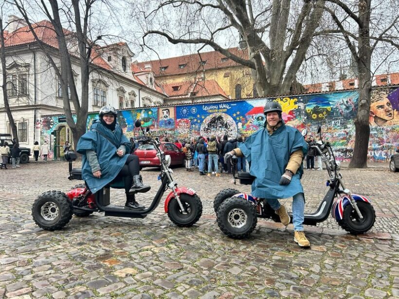 Prague Monastery & Panoramic Viewpoint Electric Trike Tour - Itinerary in Detail