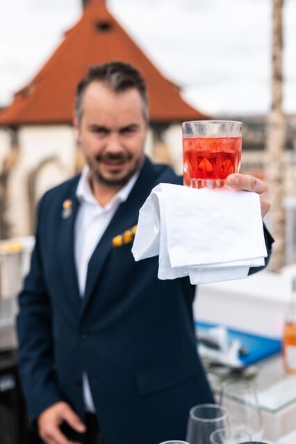 Prague: Sky Bar Aperitivo Menu with Drink & Panoramic Views - Key Points: