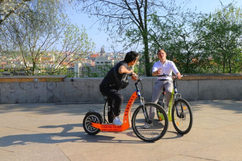 Prague: Tour by Electric Scooter or Cruiser eBike - An Up-Close Look at the Prague E-Scooter and eBike Tour