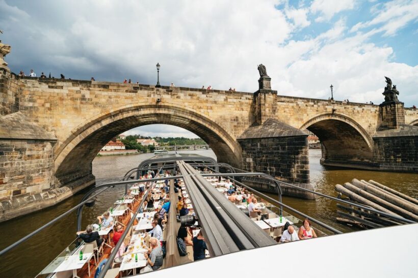 Prague: Vltava River Lunch Cruise in an Open-Top Glass Boat - FAQs