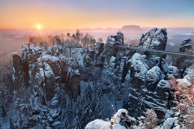 Pravcicka Gate & Bastei Bridge Winter National Park Tour from Prague - Authentic Experiences and Notable Highlights