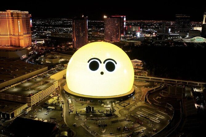 Private 1.5 Hour Sphere Las Vegas Guided Tour in an EVR car - FAQ