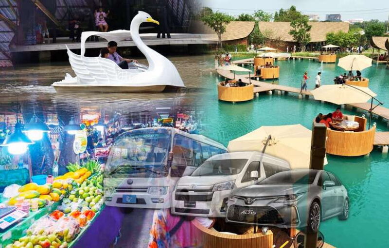 Private 3 IG Cafe + Don Wai Floating Market: from Bangkok - Key Points