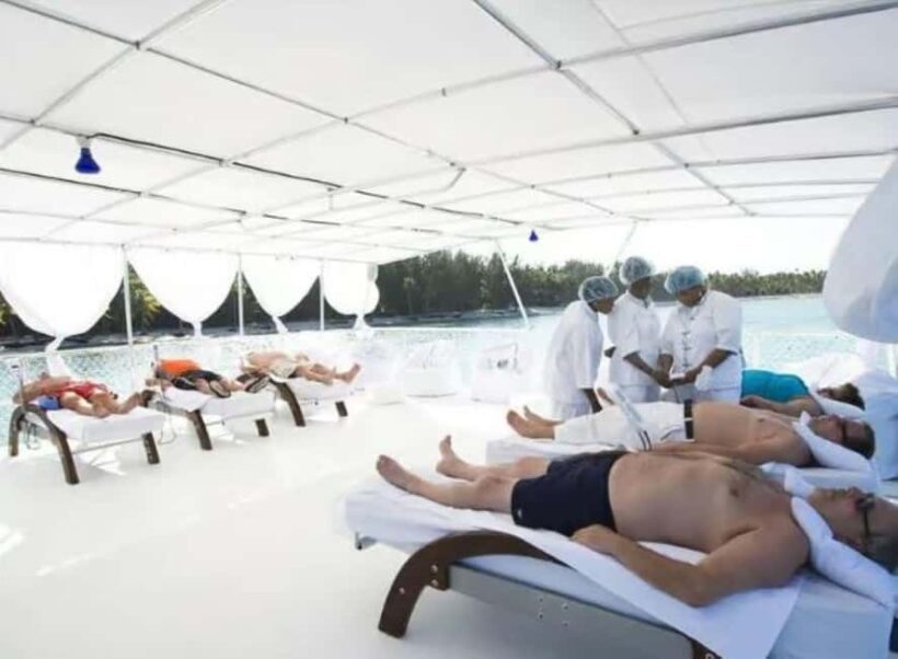 Private: Adults-Only Floating Ocean Spa with Massage & Yoga - FAQ