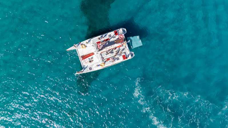 Private Beach boat on a catamaran from Ajaccio or Porticcio - The Itinerary in Detail