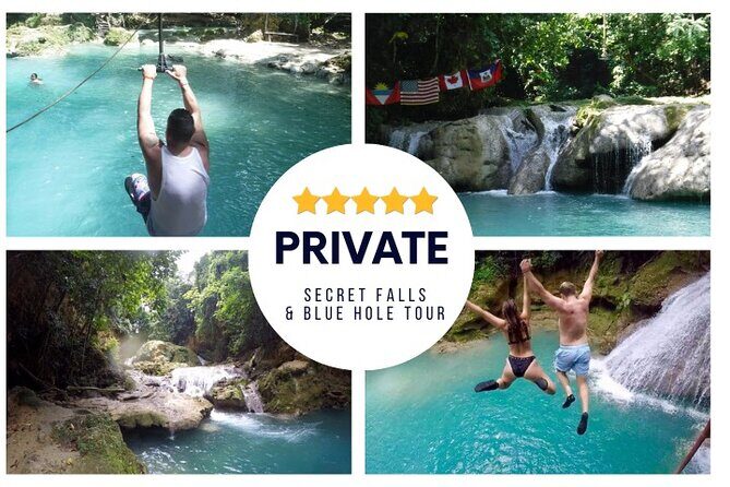 [PRIVATE] Blue Hole & Secret Falls Tour with Entrance Fees - Key Points